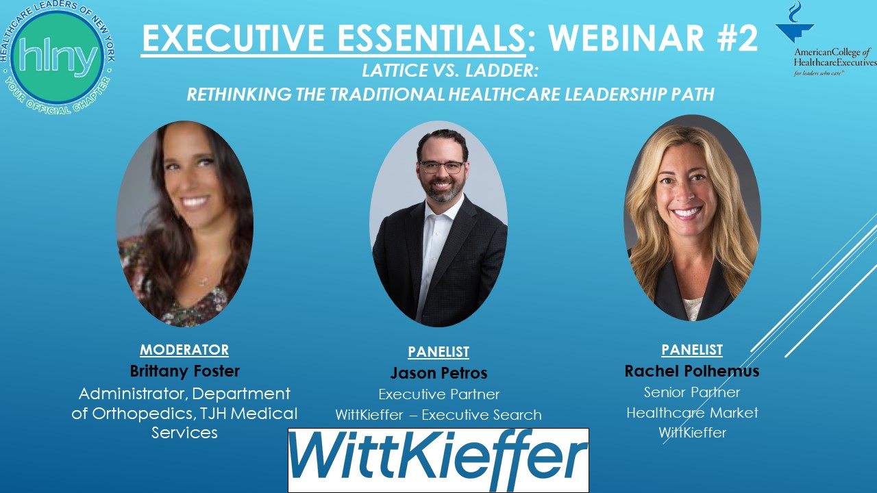Executive Essentials Career Series: Webinar #2 - Lattice vs. Ladder: Rethinking The Traditional ...
